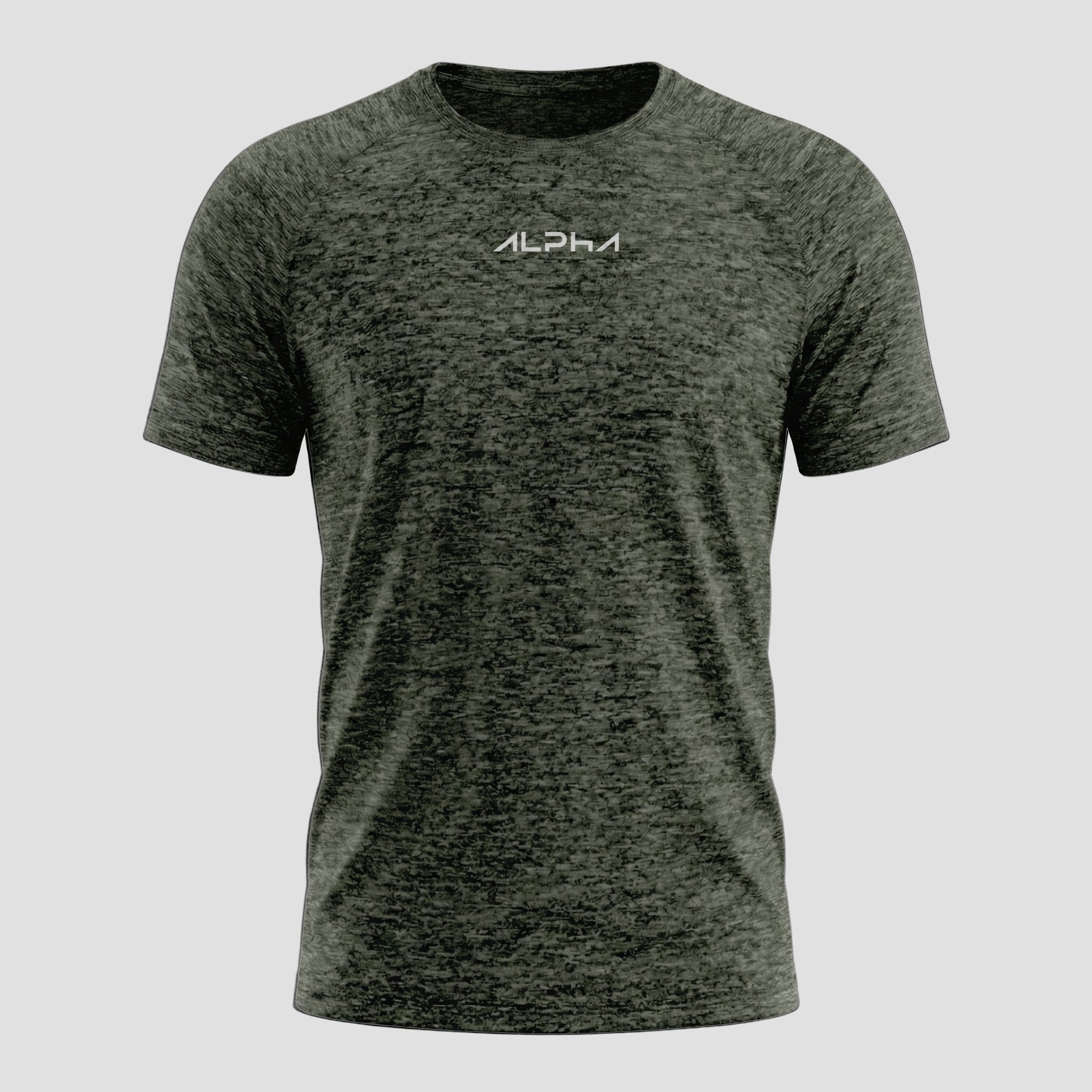 Camiseta Dry Fit New Fluid Mescla Verde – Alpha
