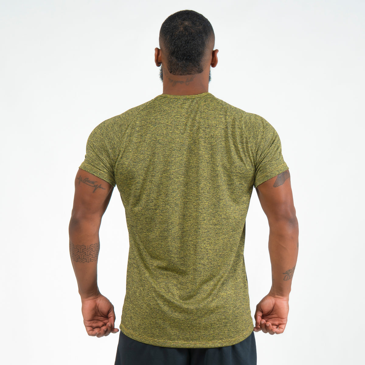 Camiseta Dry Fit New Tenacity Mescla Verde Abacate